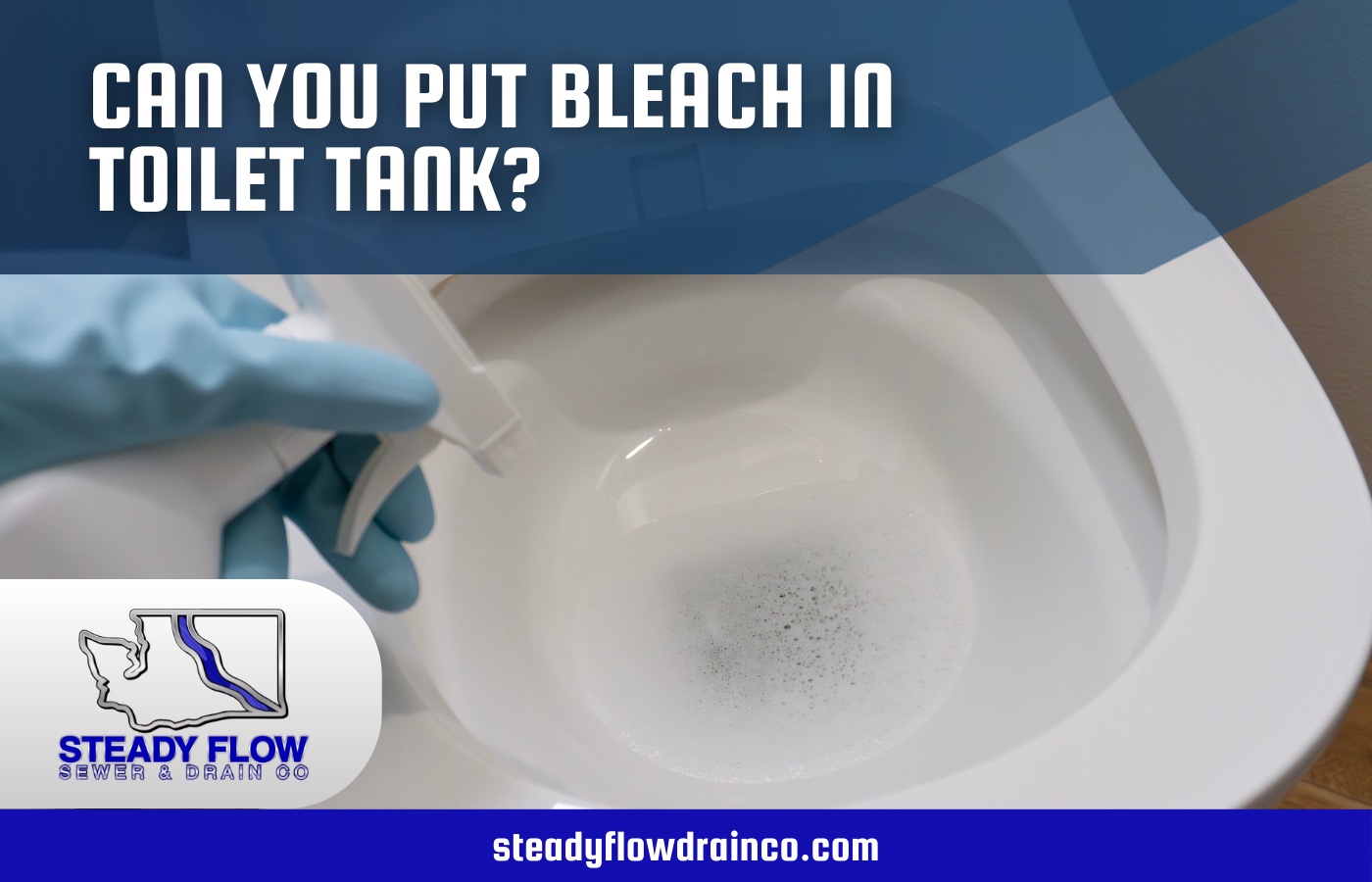 Can You Put Bleach in Toilet Tank? | Steady Flow Sewer and Drain Can ...